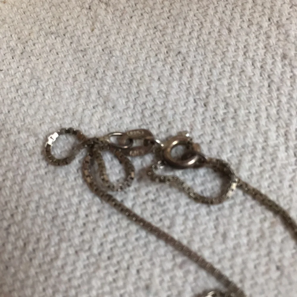 Jewelry | Sterling Silver Box Chain With Turquoise Pendant | Poshmark